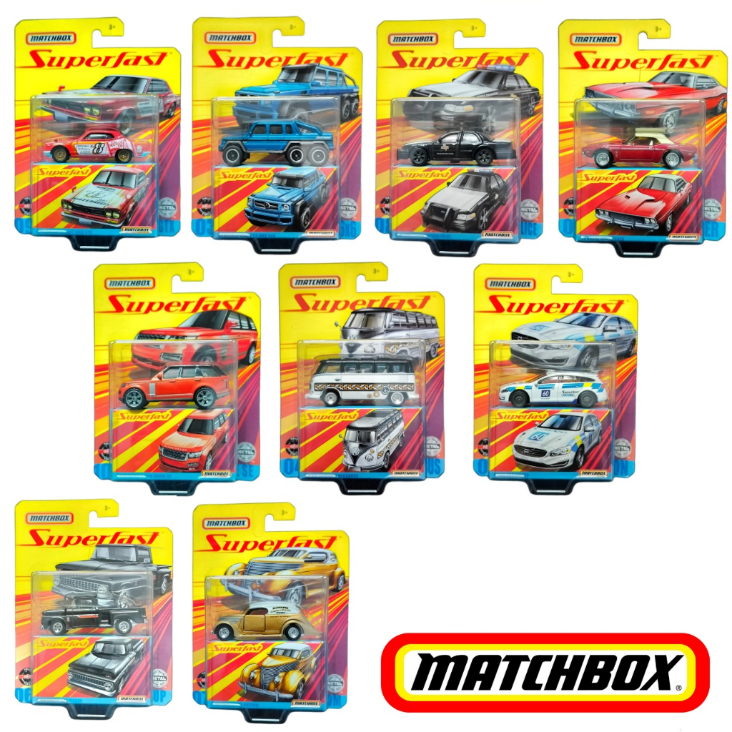 Model Car MATCHBOX SUPERFAST (Rubber Wheels) Genuine Copyright 30782 ...