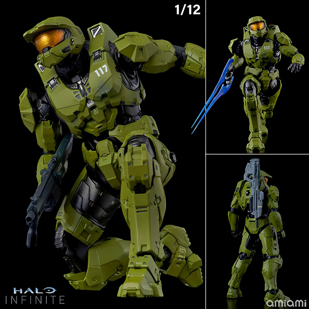 Figma Halo Infinite Helo Master Chief John 117 Shield Soldier Commando ...