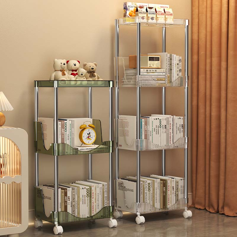 Plastic Shelf Place Items In Narrow Spaces With Wheels. Multi-Purpose ...
