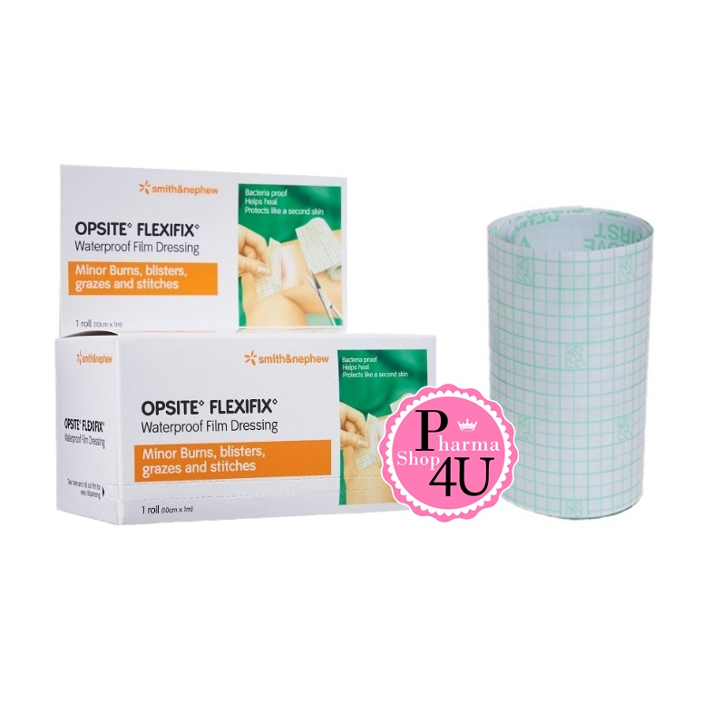 Opsite Flexifix Transparent Waterproof Film Wound Dressing Size 10 Cm x ...