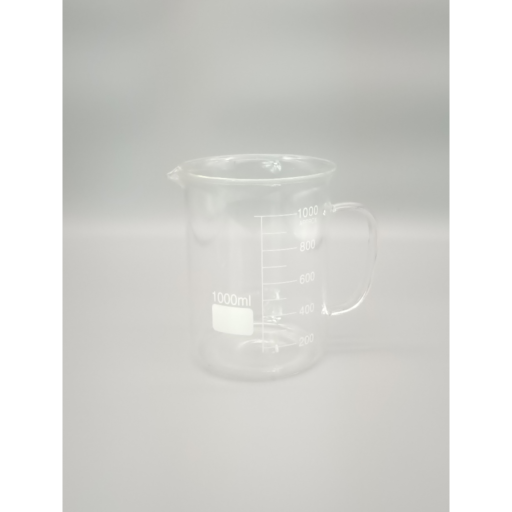 Glass beaker with handle with Size 500 1000ml. | Shopee Singapore