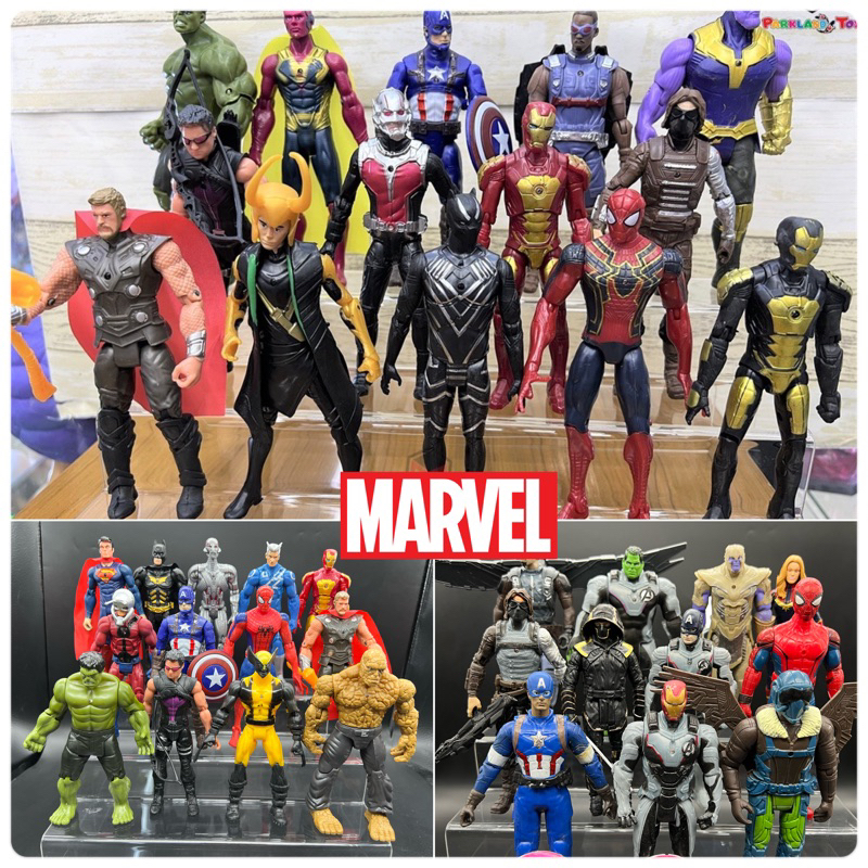 Complete Set There Are 3 Types Marvel Hero Team 13-15 Figures The ...