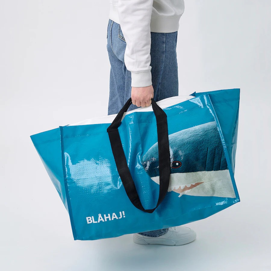 RUMPLING Pouch Bag Ikea Shark | Shopee Singapore