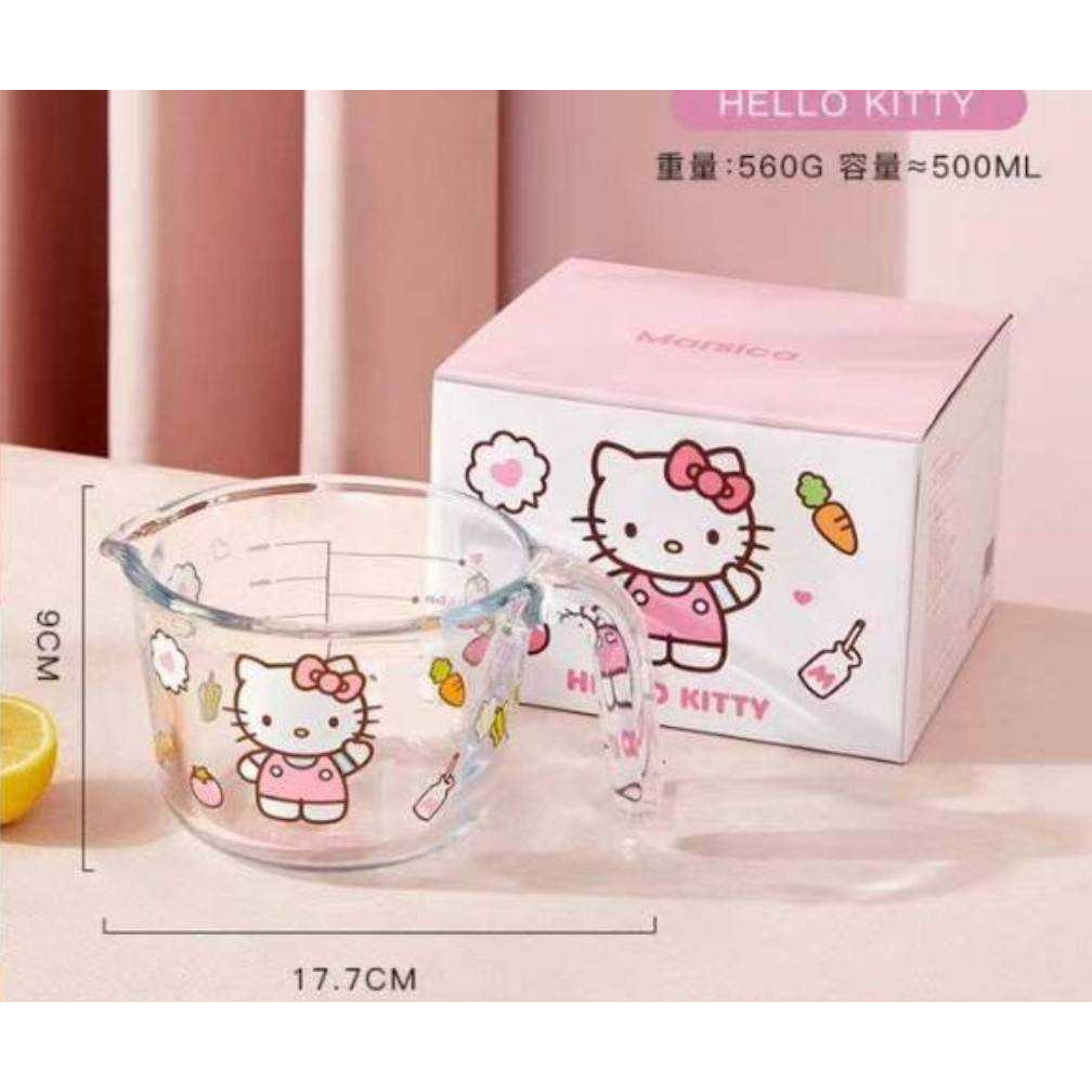 Measuring Cup New Authentic Licensed Products Extra Thick Glass Texture ...