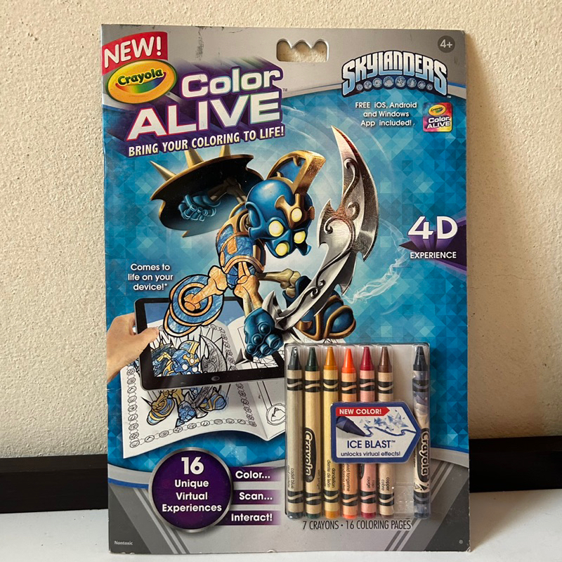4D Crayola Color Alive Action Coloring Pages Book | Shopee Singapore