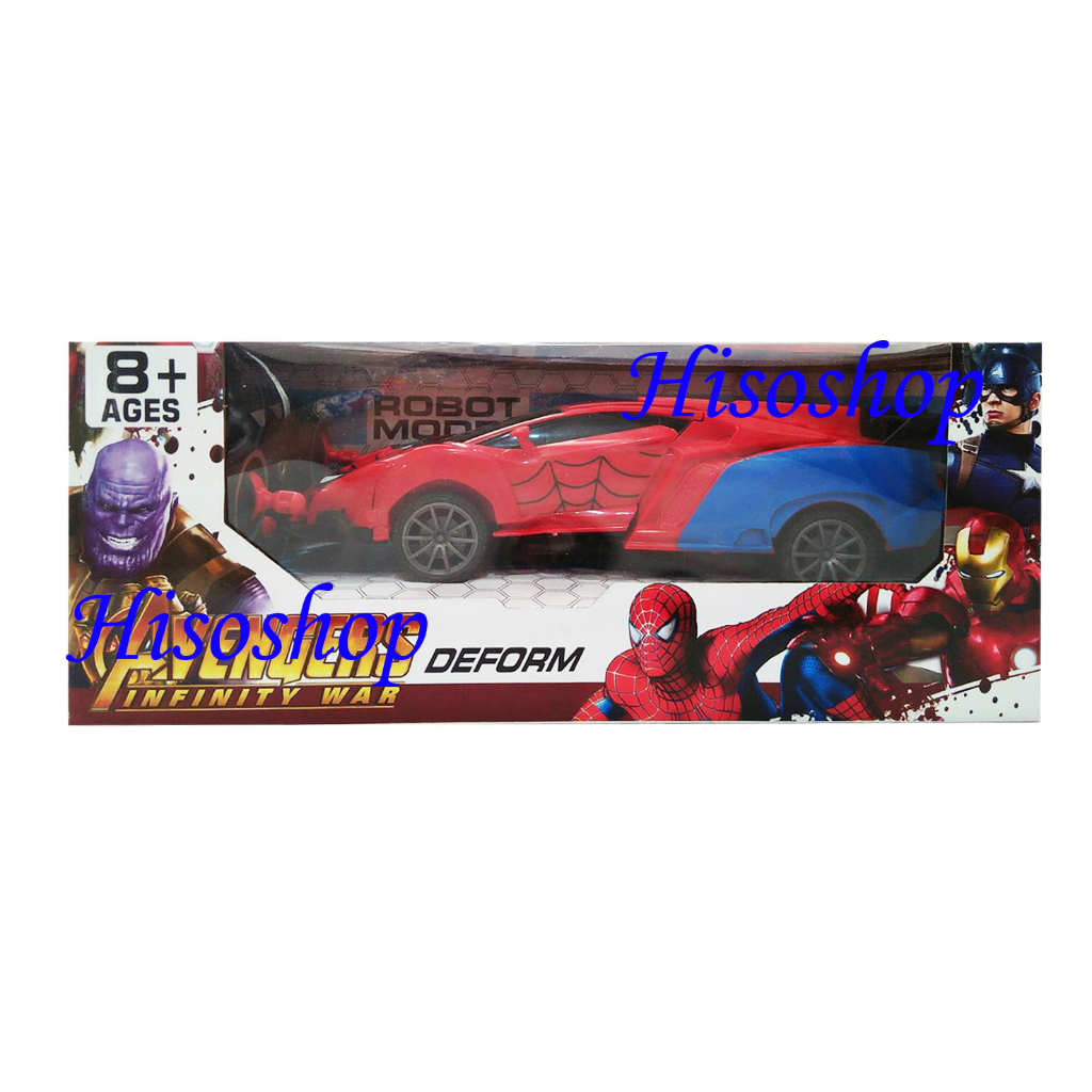 2 in 1 Transformer Remote Control Car Hero Pattern avenger infinity war ...
