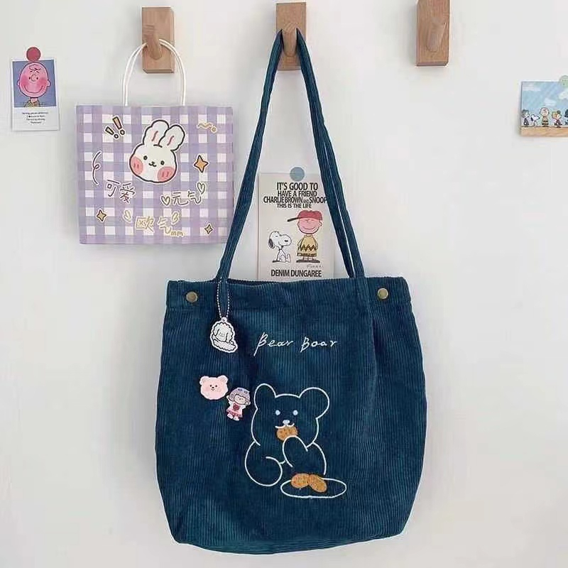 Cloth Bag Cartoon Soft And Comfortable Fabric The Real Work Does Not ...