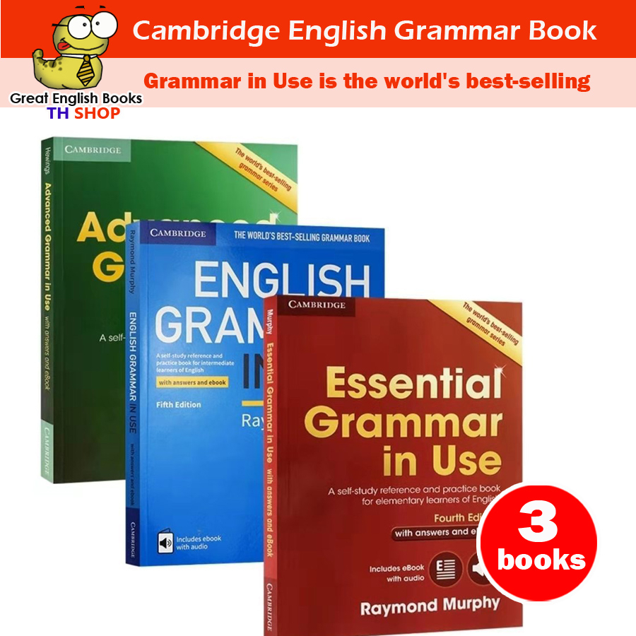 Set Of 3 Books The Fourth Edition Cambridge English Grammar Book 3 ...