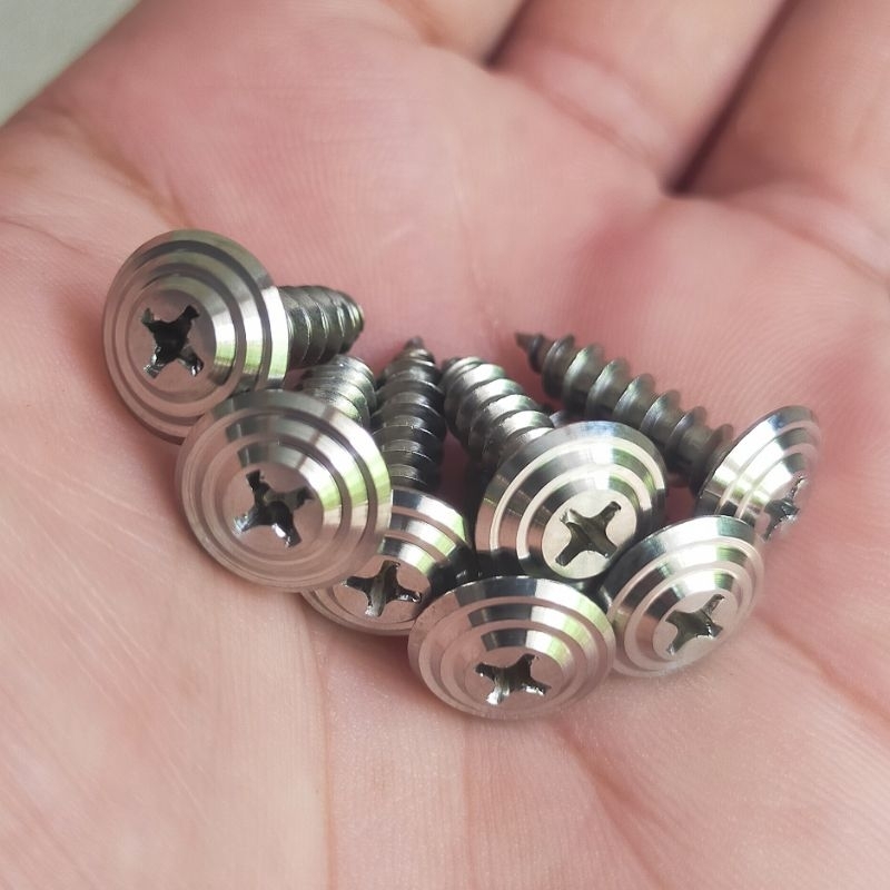 Lead125 Stainless Steel Air Filter Nut (1 Set Of 7 Pieces) | Shopee ...