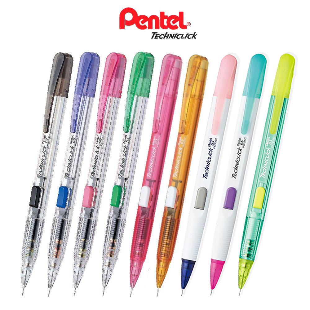 Pentel Mechanical Pencil Techniclick Model 0.5 Mm. PD105T PD105C PD105C ...