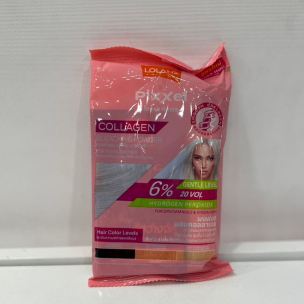 Lolane Pixel Collagen Bleaching Powder (Lolan Hair Powder) | Shopee ...