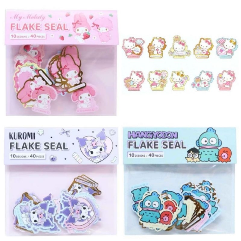 Sanrio Sticker "13 New Designs" In A Pack Contains 10 Patterns Total 40 ...