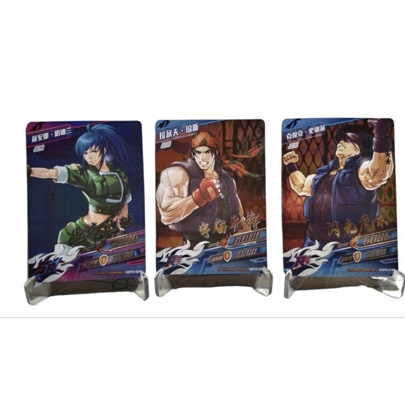 Character Cards From Game KOF (The King Of Fighter) Ikari Team | Shopee ...