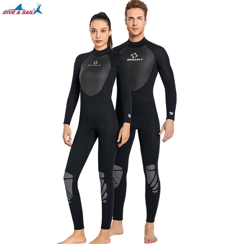 Dive & sail Wet suit for scuba diving 3 mm. Wetsuit Thickness 3mm full | Shopee Singapore