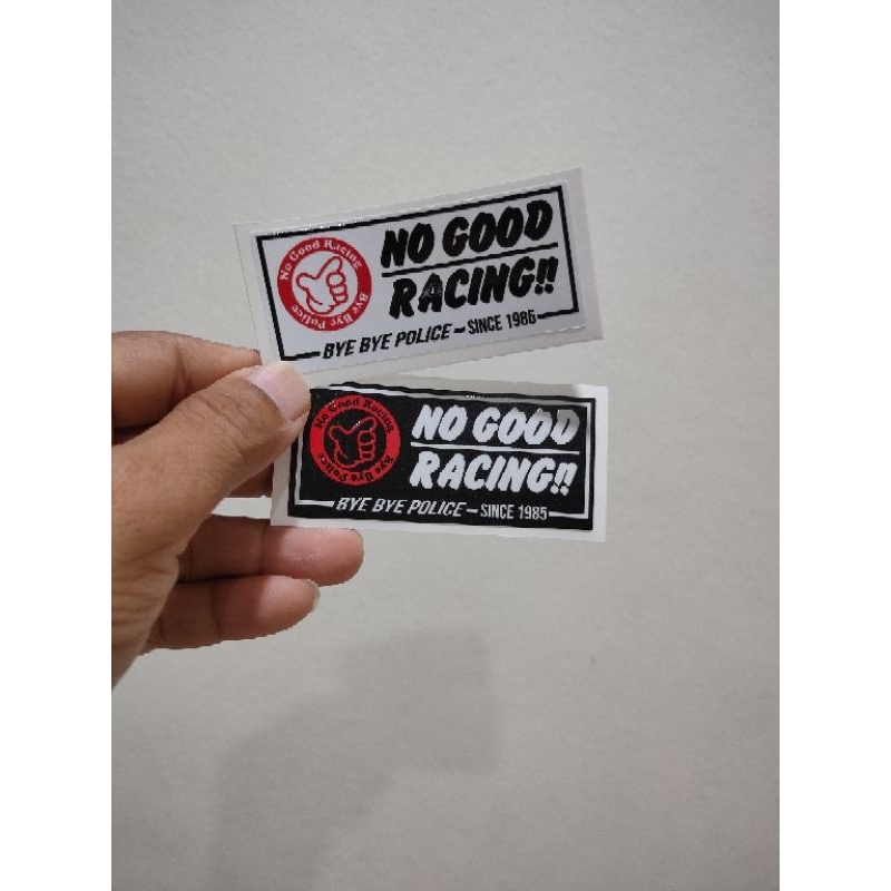 Sticker no good racing 8*3.5 cm | Shopee Singapore