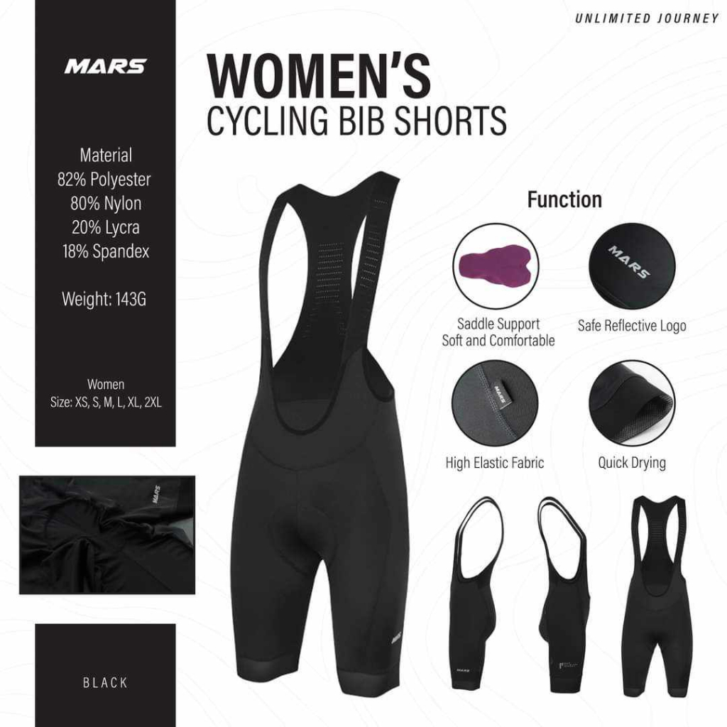Mars Brand Cycling Bib(Female) | Shopee Singapore