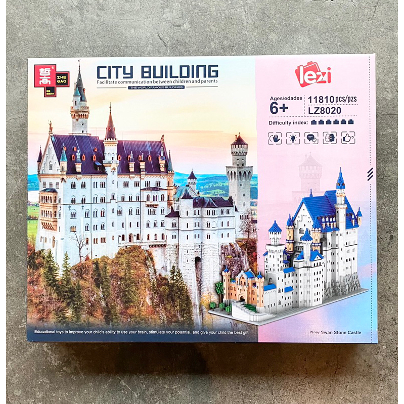 Nano Size Building Blocks Jumbo Landmark Famous World LZ8020 ...