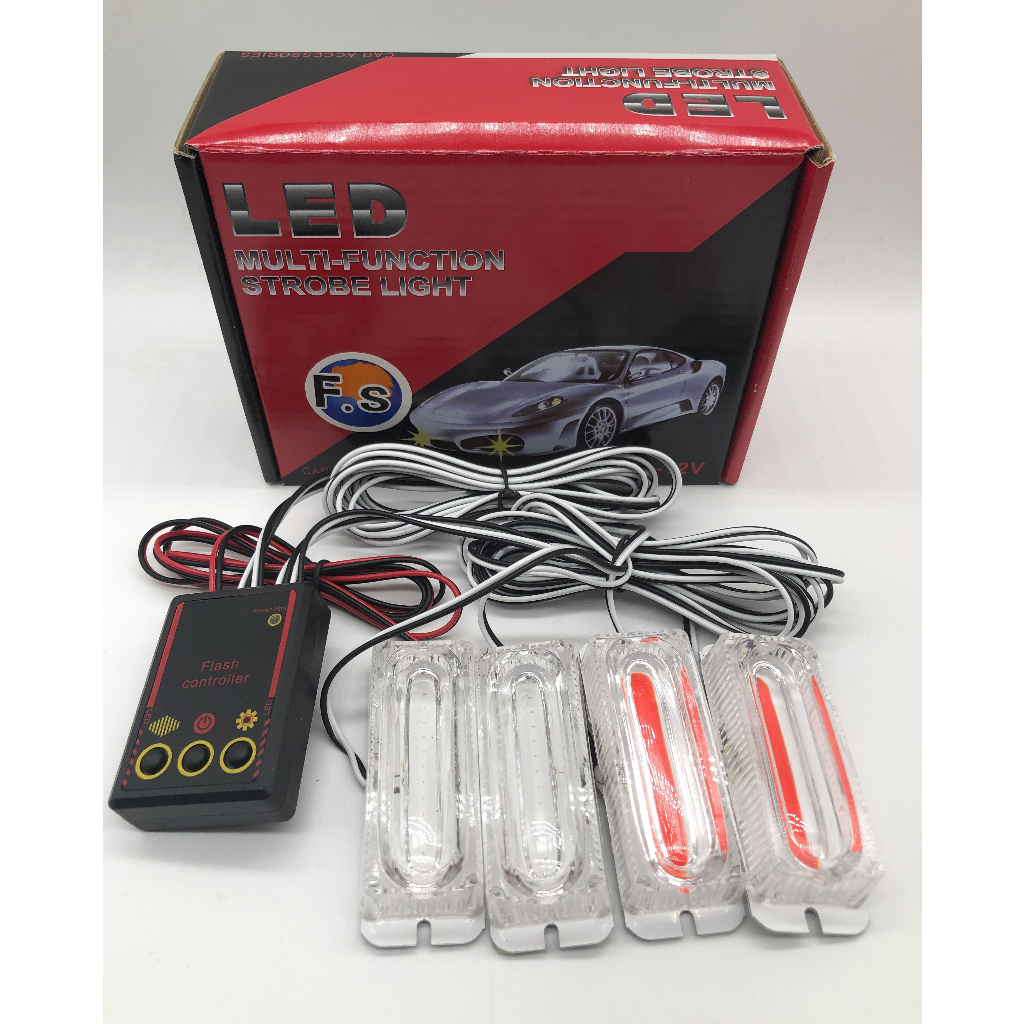 Emergency Light Siren 4 Led Model Cop-4 Multipurpose Car Motorcycle ...