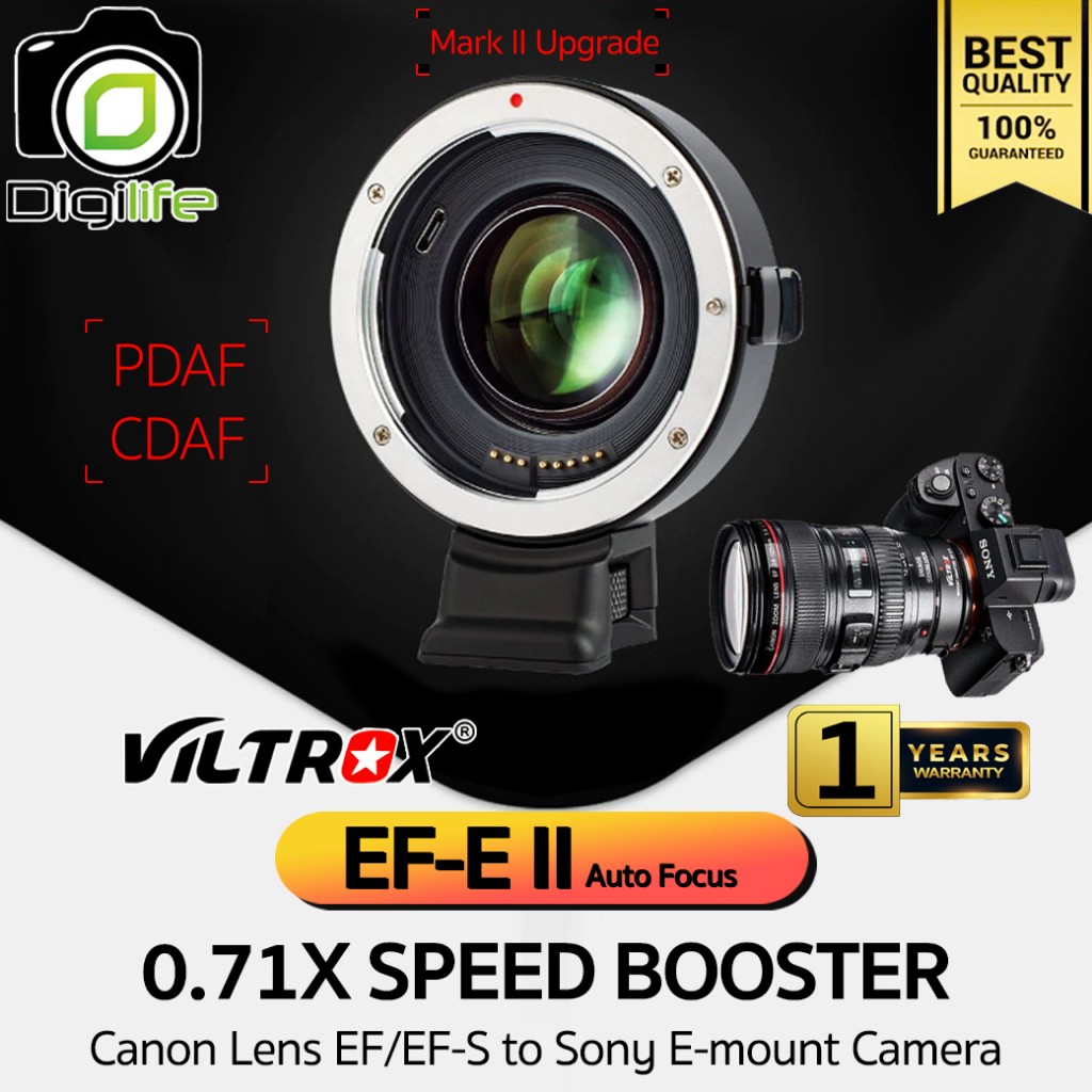 Viltrox Adapter EF-E II (0.71X Speed Booster Mount Lens Auto Focus ...