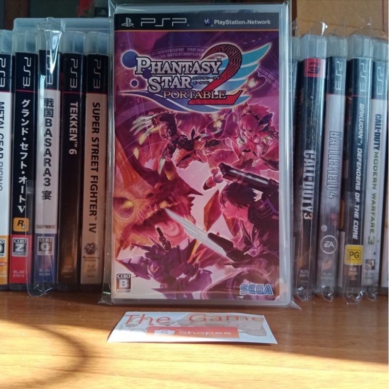 (PSP) Sheet Games PSP Phantasy Star Portable 2 ZONE 2 | Shopee Singapore