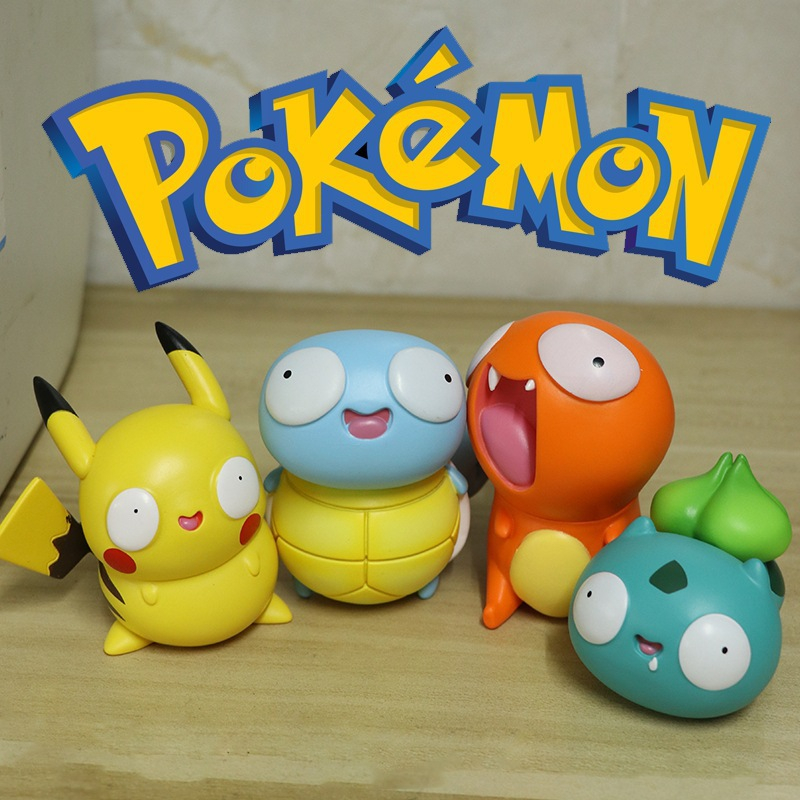 Super Cute Pokemon Pikachu Fushingidane Senikame Hitokage Squirtle Bulbasaur Charmand | Shopee ...