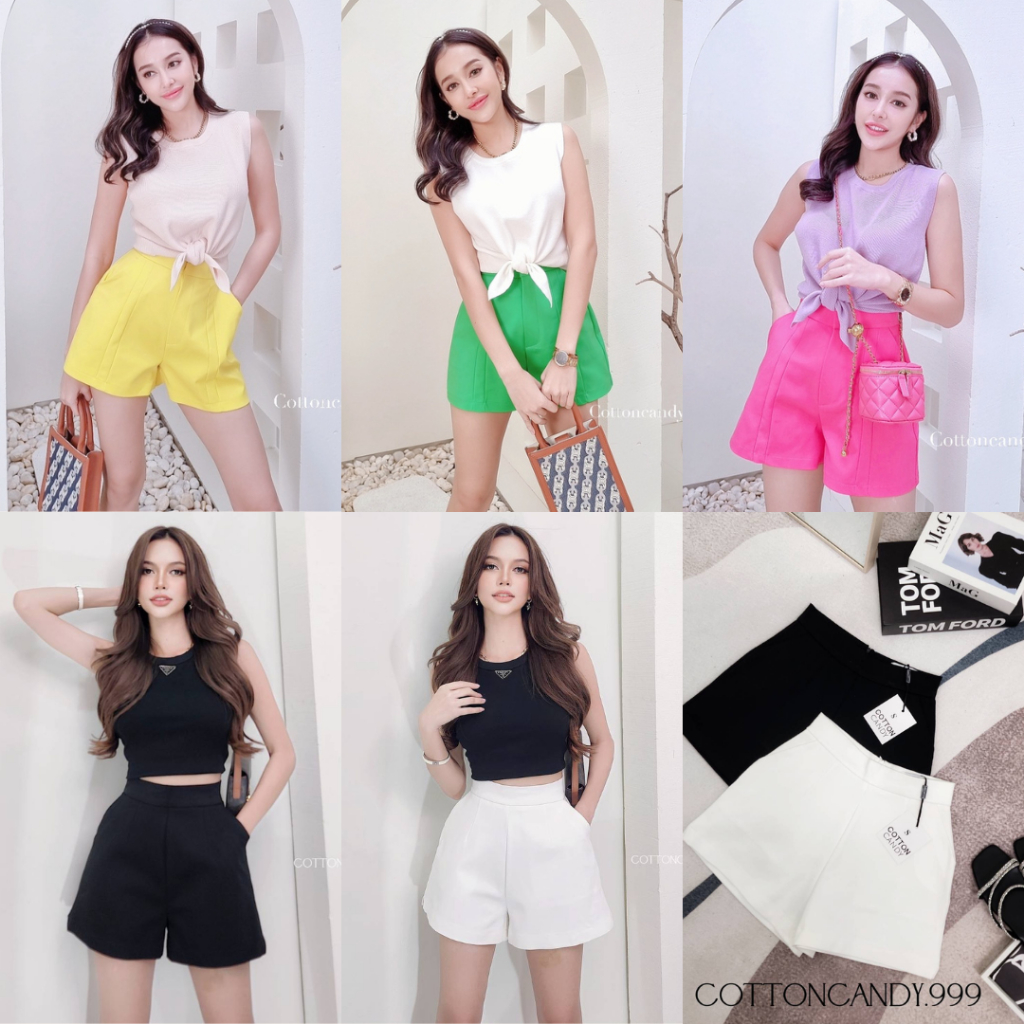 Cottoncandy New New popo sweet sweet pants pants /Lucky/Diana Short T ...