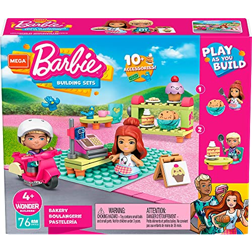 Barbie Building Blocks Bakery Mega Construx | Shopee Singapore