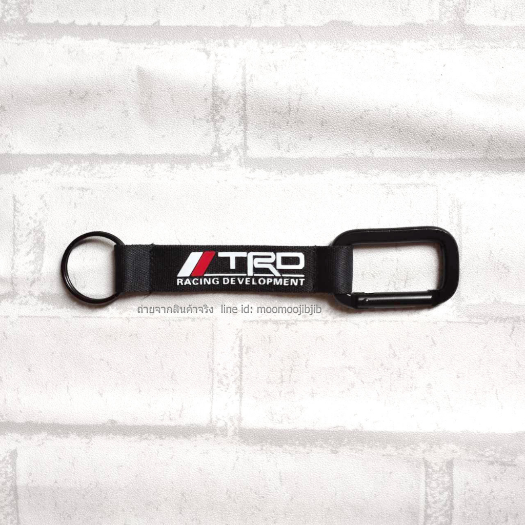 TRD Racing development snapkey Keychain Long Strap Tight Screen Clear ...