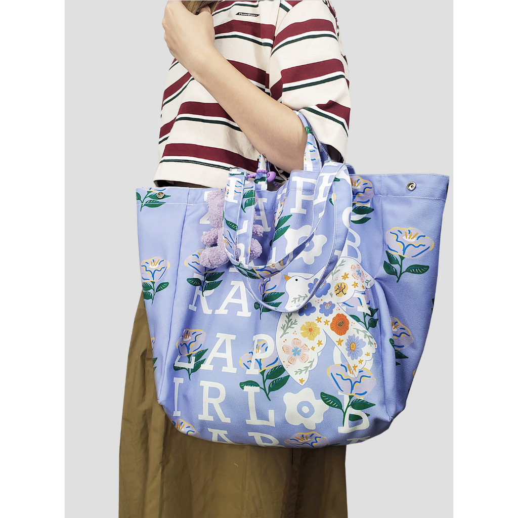 Lilly-L Lilly Canvas Bag Large Women's Shoulder Can Be Attached To The ...