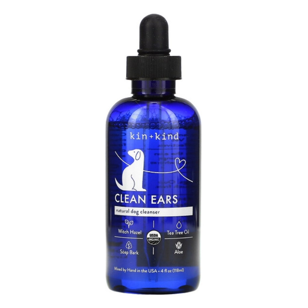 Kin+Kind Organic Clean Ears Dog Ear Cleaner (118 ml) | Shopee Singapore