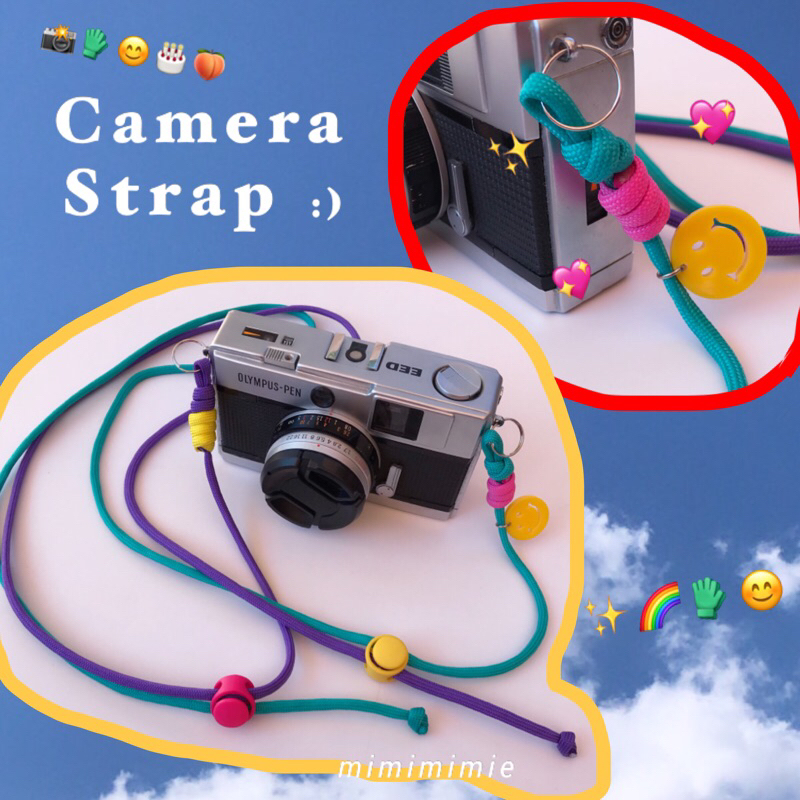 Film Camera Strap Shoulder Bag Double Line Key Snooker Eyebrows ...