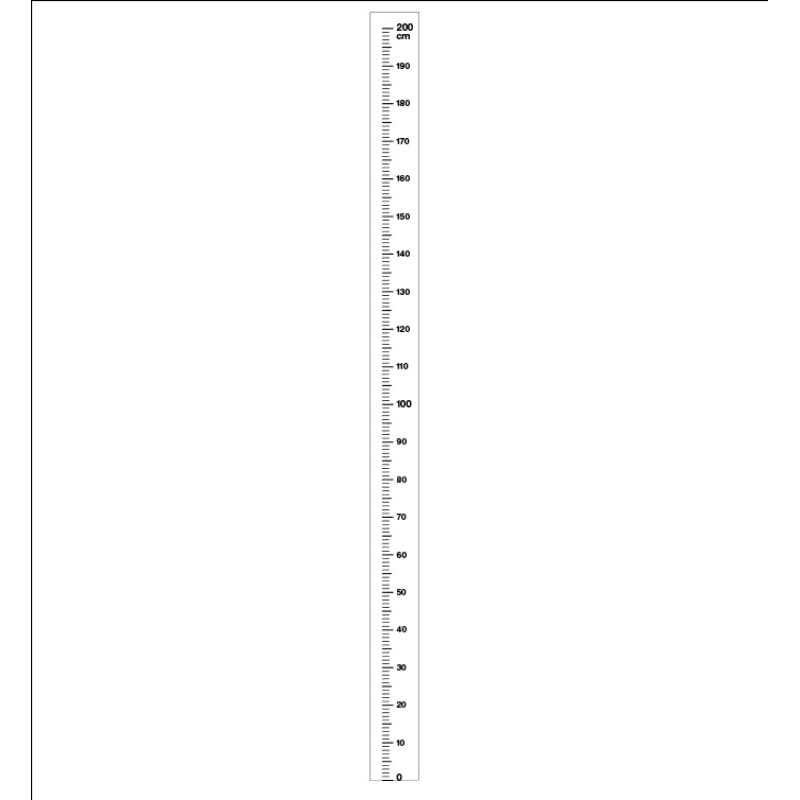 Height Measurement Sticker For Children And Adults 2 m. | Shopee Singapore