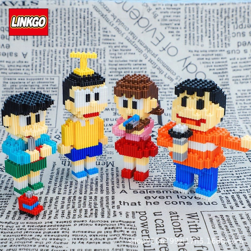 Lego Gear Building Blocks Doraemon And 6 Gangs Friends | Shopee Singapore