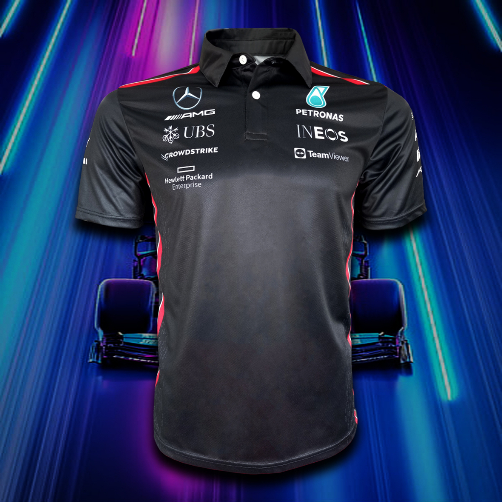Polo Shirt F1 Formula One Team Mercedes Amg Petronas FM0082 Fully ...