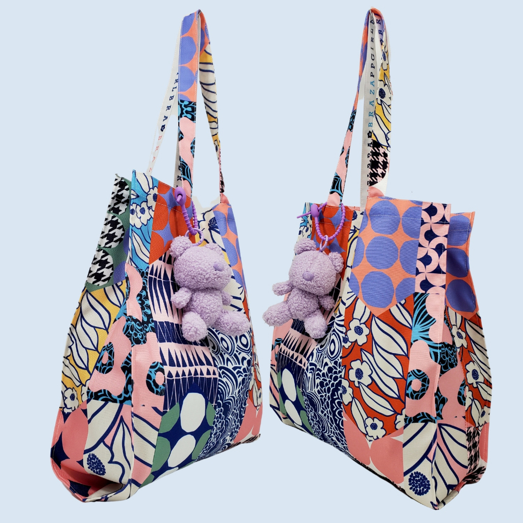 Tote bag Model Twin-bag Expandable Bottom 6 Inches Has A Little Pocket ...