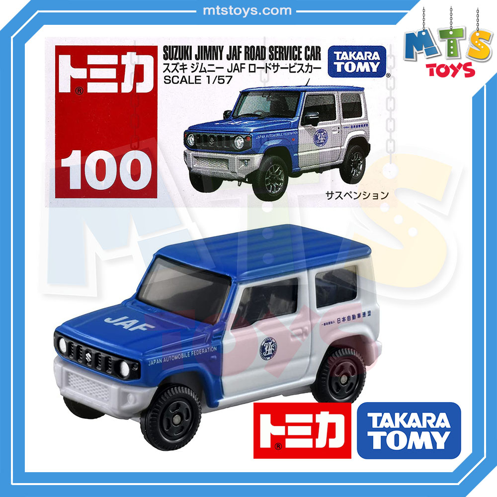 ** MTS Toys Takara Tomy: Tomica no.100 Suzuki Jimny JAF Road Service Car From Japan. | Shopee ...