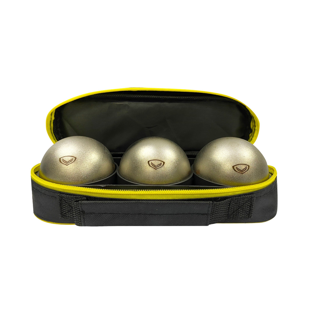 GRAND SPORT Petanque Boules Model CANNON GOLD Set Of 3 Code: 376111 ...