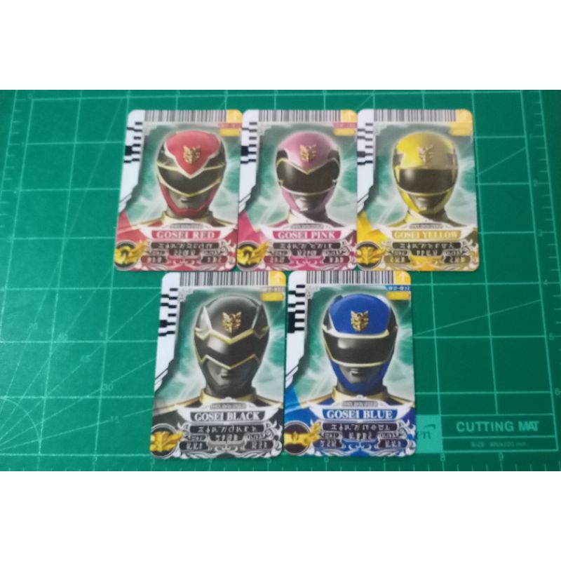 Gosei Card Tensou Sentai Goseiger(Change Card) | Shopee Singapore