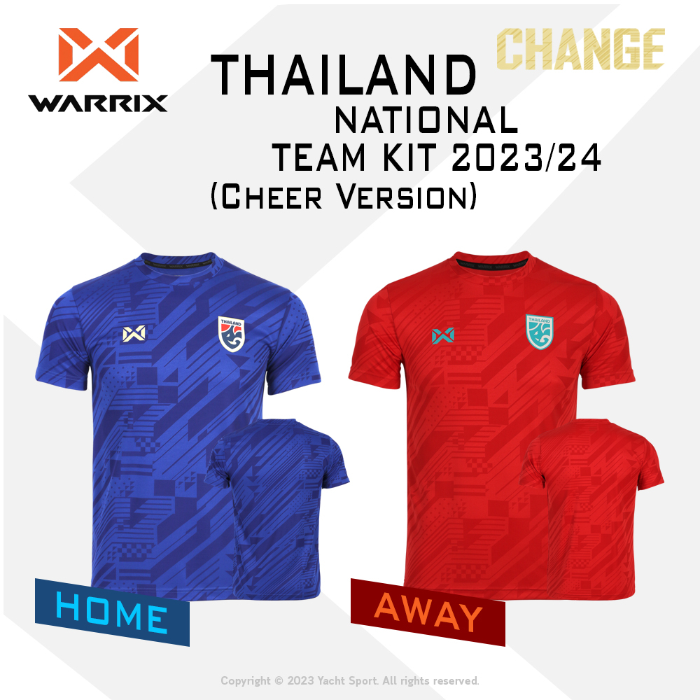 WARRIX Thailand National Team Kit 2023/24 (Cheer Version) Cheer Shirt Code WA-233FBATH53 ...