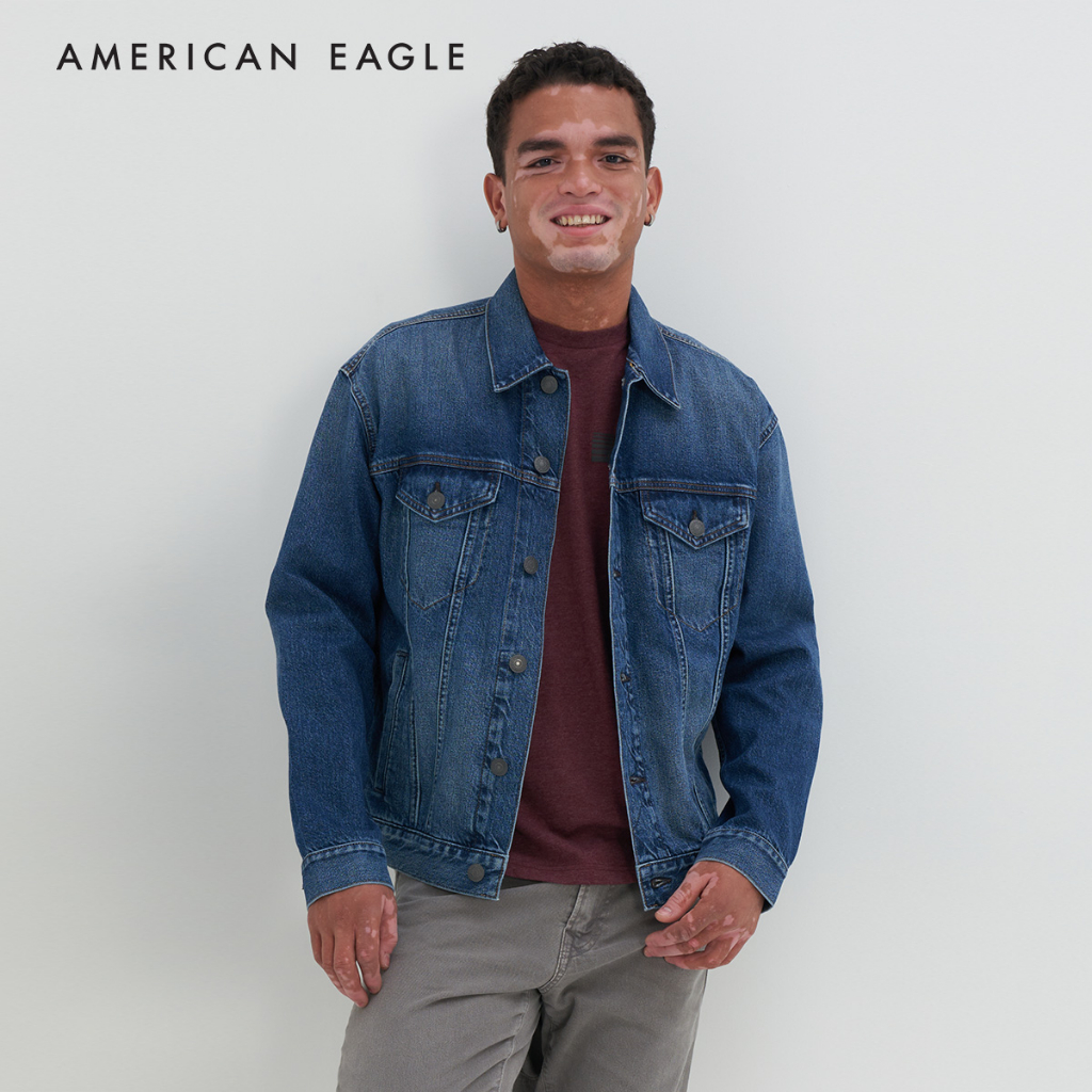 American Eagle Jean Jacket Mens