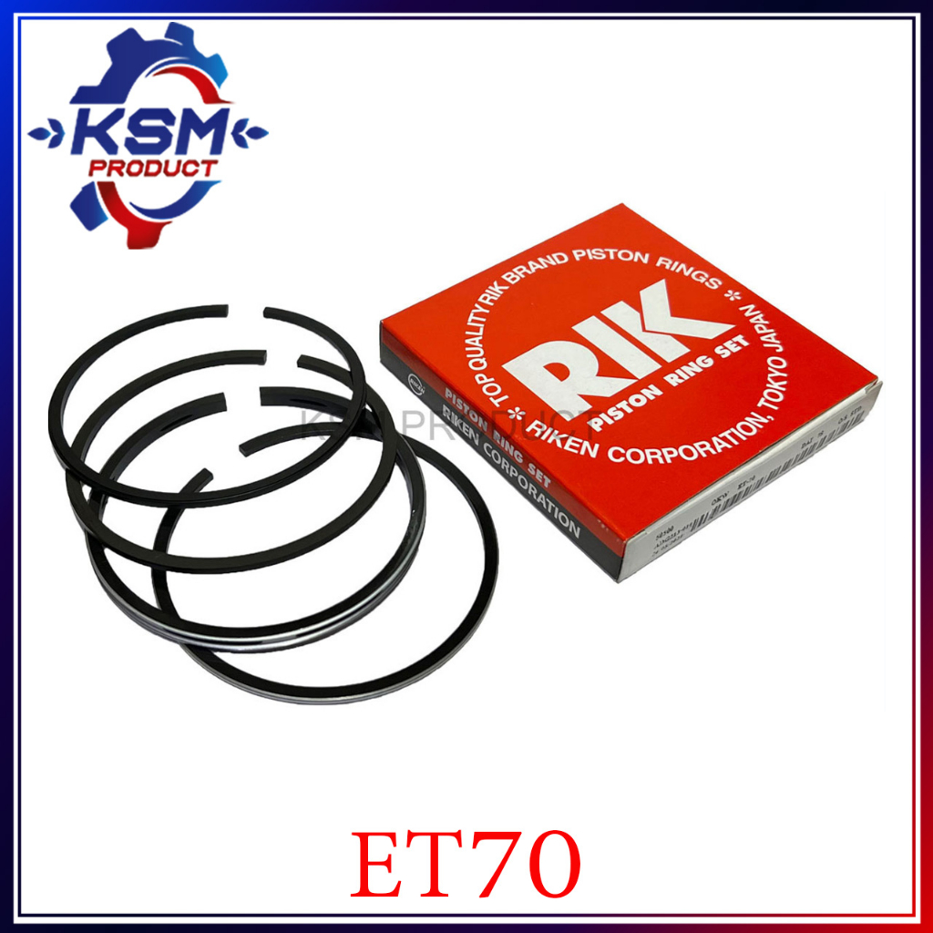 Piston Ring RIK Rainbow ET70 Genuine KUBOTA (50500) 78 Mm. Spare Parts ...