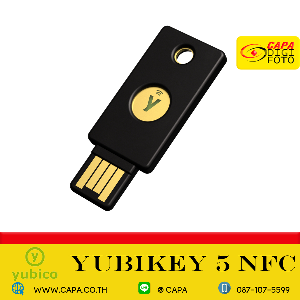 Yubico Model YubiKey 5 NFC Security Key Yubikey5 5nfc | Shopee Singapore