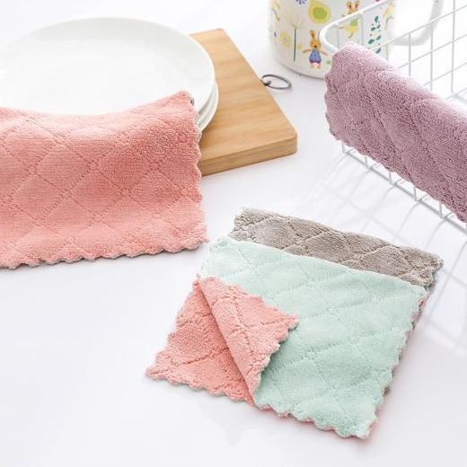 Multipurpose Microfiber Cloth Thick Fabric!! Absorb Water Wipe Hands ...