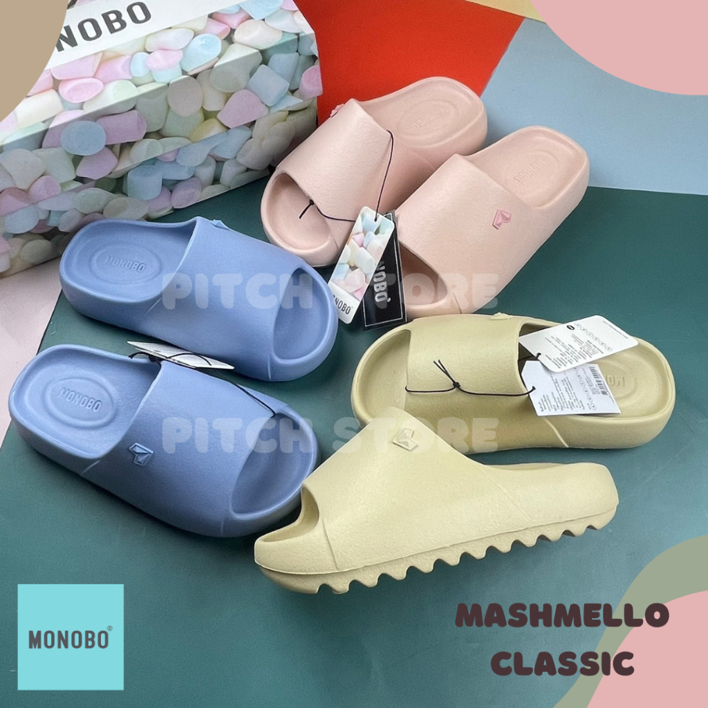 Monobo Women's Marshmallow Classic Slip-On Sandals | Shopee Singapore