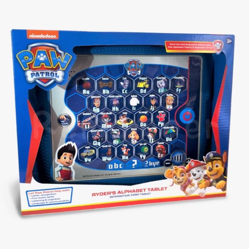 Paw Patrol Ryder's Alphabet Tablet | Shopee Singapore