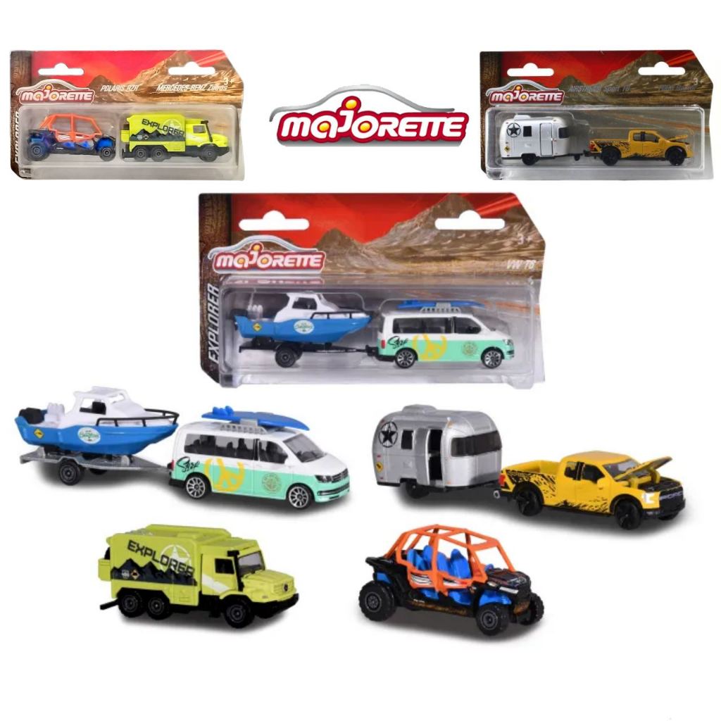 Majorette Diecast Model EXPLORER Set (Car + Set) Original Copyright 1 ...