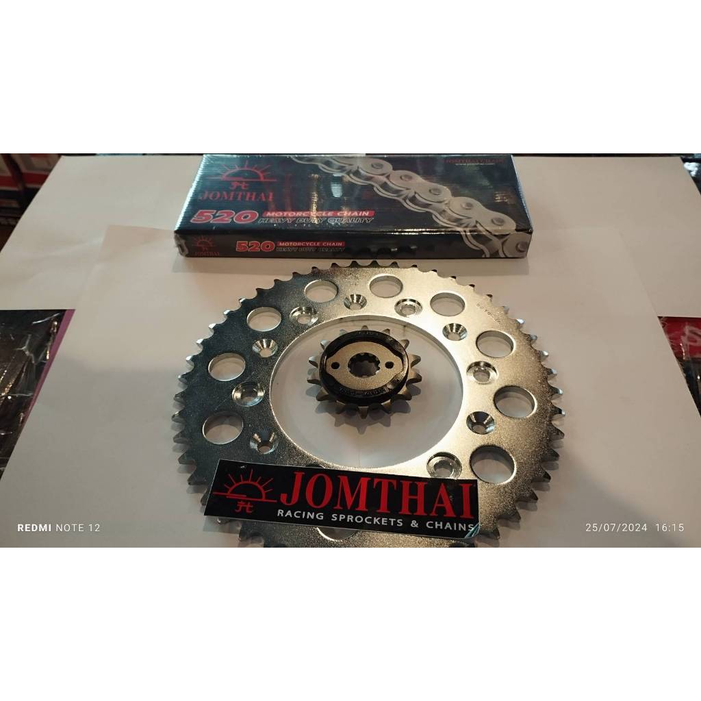 Sprocket Chain Set-CRF250-CRF300-Front 14 Steel Rear 48t-Jom Thai 520bb ...