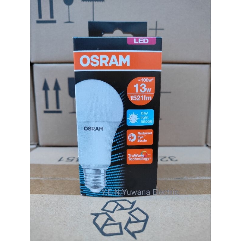OSRAM LED VALUE CLASSIC A 13w White Light (Daylight) E27 Holder | Shopee Singapore