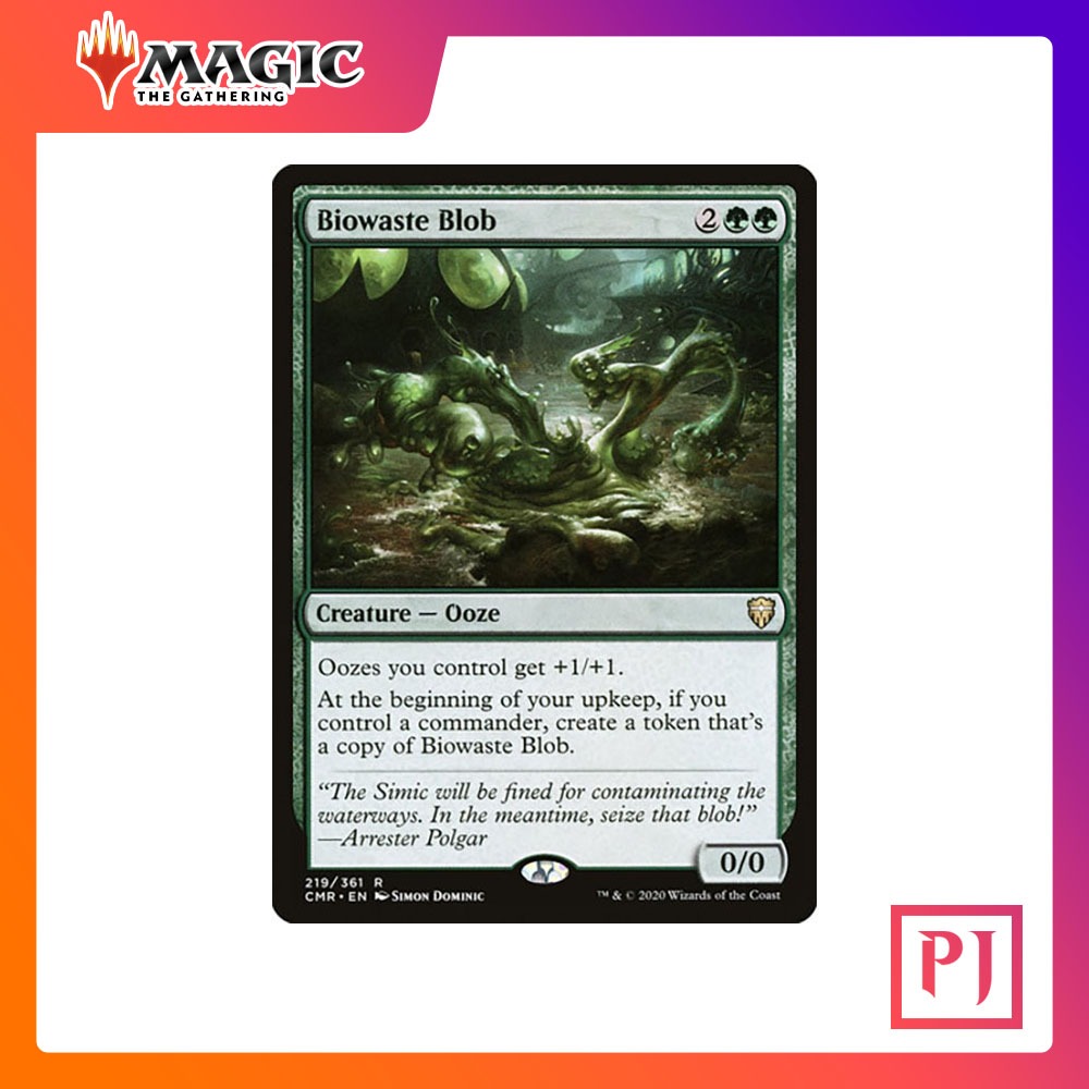 [MTG] Biowaste Blob [CMR] [GREEN] [RARE] [NORMAL] [ENG] (Magic Card ...