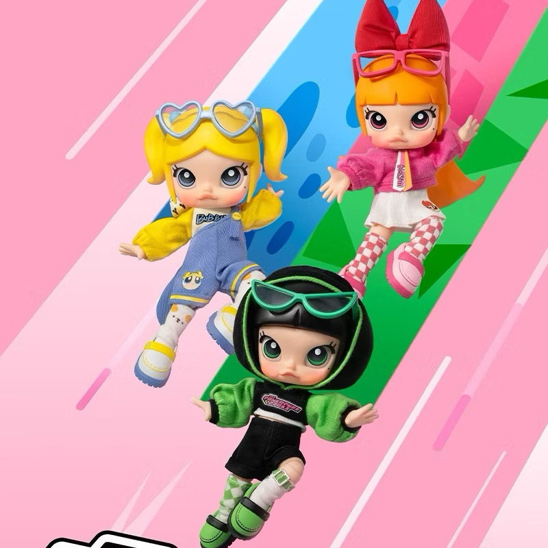 Fashion Code ️ POP MART MOLLY x The Powerpuff Girls Series Action ...